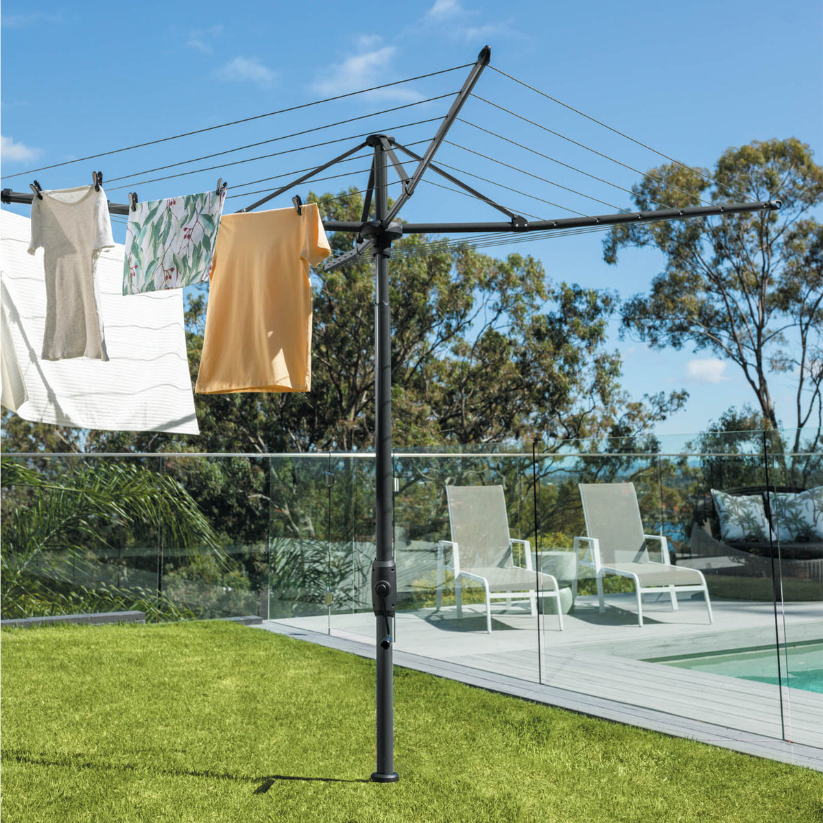 Hills Rotary 6 Line Clothesline: Shop Now!